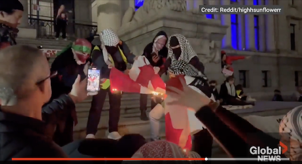 screenshot - Samidoun was an organizer of an Oct. 7 rally celebrating ...